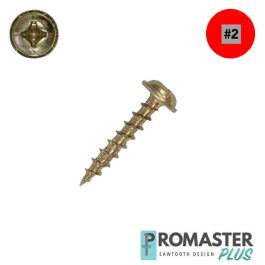 8x1-1/2 in. ProMaster-Plus Washer Hd, y-Zinc, Combo