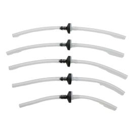 Pack of 5, 3.5" air feed tubes (each side) and non-return valves.