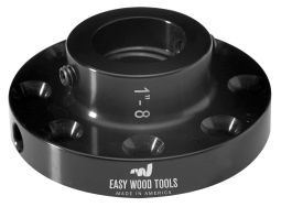Easy Wood 3 in. Dia Alum Faceplate - 1 in. x 8 TPI Spindle