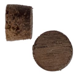 3/8 in. Walnut Face Grain Flat Head Plugs - Qty:100