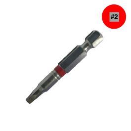 #2x2 in. Impact-Duty Square-Driver Bit-Red