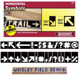 Sign making templates- Arrow and Symbol Assortment