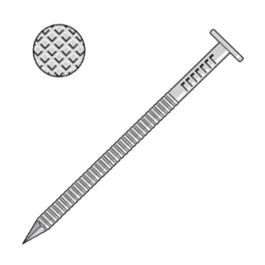 16d Ring-Shank Wood-Siding Nails, 304 SS - 1 lb.