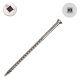 12 x 2-1/2 in. Self-Drilling Screws, Stainless Sq Dr Qty:100
