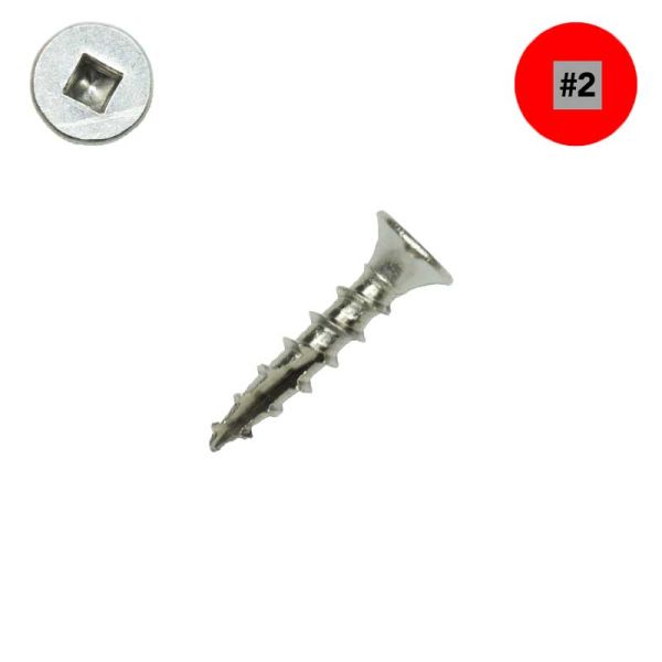 McFeely's FA5 #6 x 1 Bugle Head Stainless Wood Screws