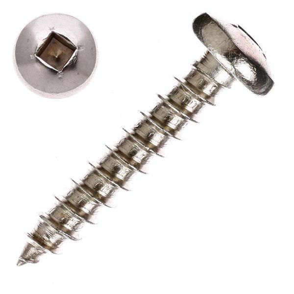 McFeely's PSS #10 x 1-1/2 in. Pan Head Stainless Steel Wood Screws,