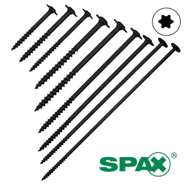 5/16 in. SPAX Washer Head Exterior Lag, HCR, T-Star - Choose Your Size